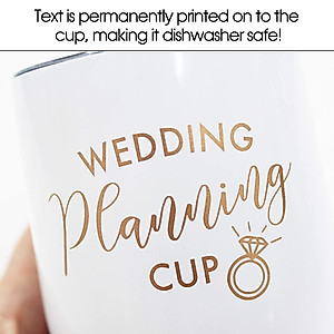 The Paisley Box Bride Cup - Wedding Planning Cup, Wedding Planning Glass, Bride Wine Tumbler, Gifts for Bride, Mrs Cup, Wedding Planning Gifts for Bride