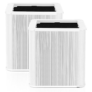 2-Pack Blue Pure 211+ Replacement Filter Compatible with Blueair Blue Pure 211+ Air Cleaner Purifier, Foldable Particle & Activated Carbon Filter fits for Blue Pure 211+ Air Purifier