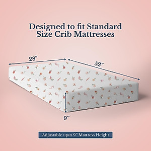 Premium Girls Crib Sheet Set - 2 Pack | Ultra-Soft Bedding for Crib Mattress and Toddler Beds | Girls Comfort and Elegance by Max&So…