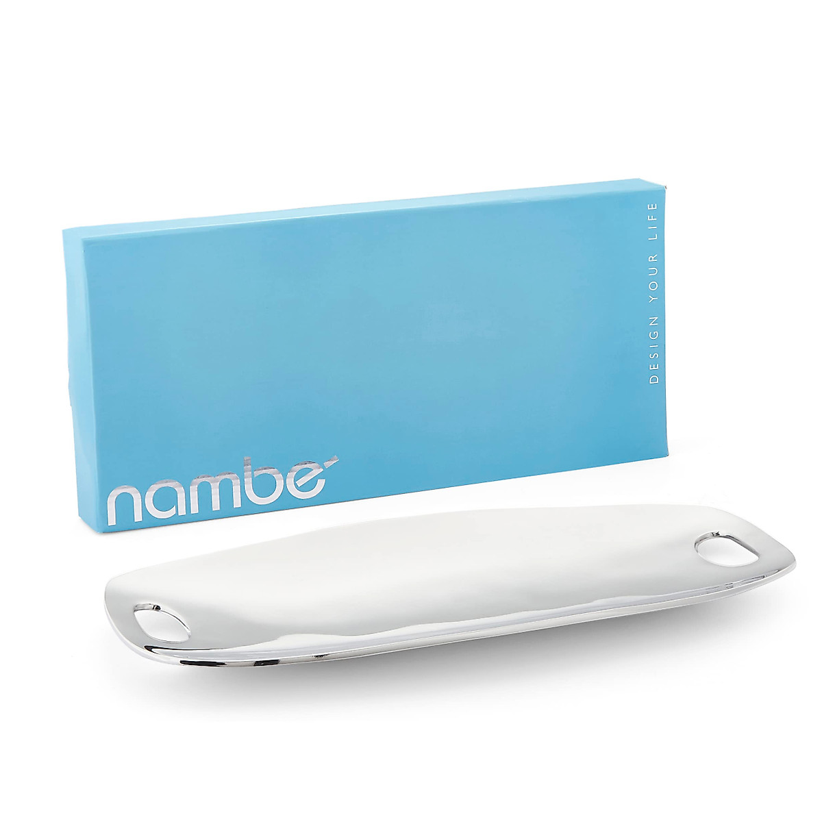 Nambe Handled 21” serving tray
