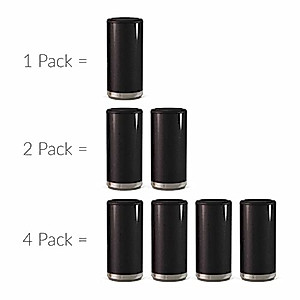 Maars Skinny Can Cooler for Slim Beer & Hard Seltzer | Stainless Steel 12oz, Double Wall Vacuum Insulated Drink Holder - Glitter Blush