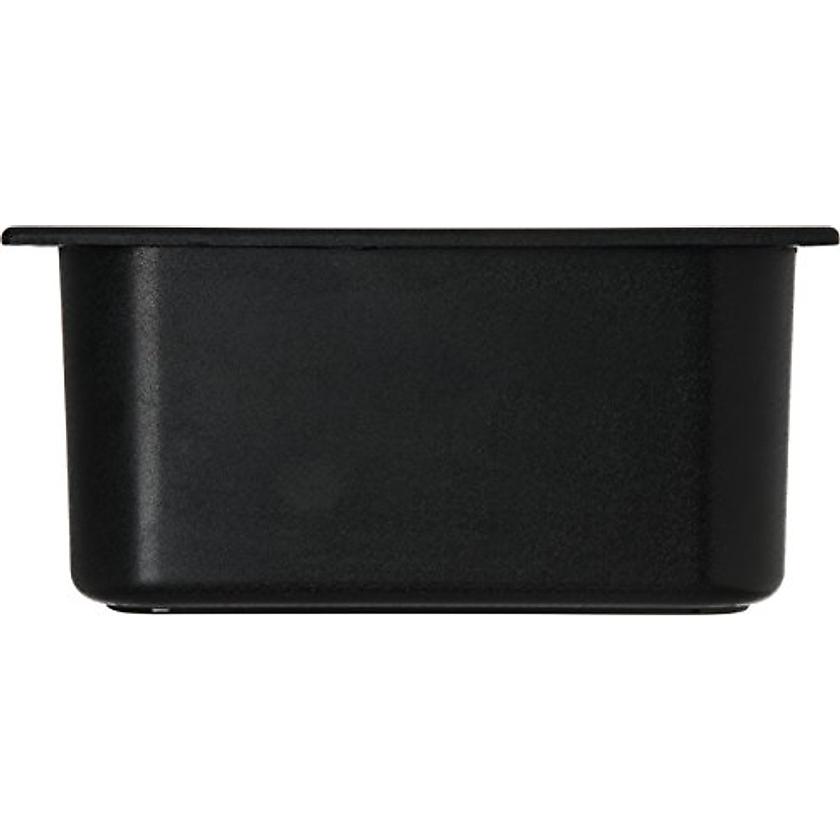 Carlisle FoodService Products CM110303 Coldmaster ABS Third-Size Divided Food Pan, 3.40 qt. Capacity, 12.68" x 6.89" x 6.01", Black