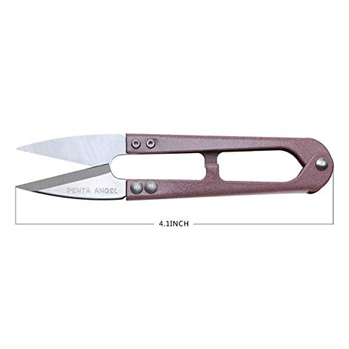 PENTA ANGEL 4.1inch Sewing Scissors Yarn Thread Scissors Mini Small Snips Trimming Nipper - Great for Stitch,DIY Supplies (3PCS, Multicolor)