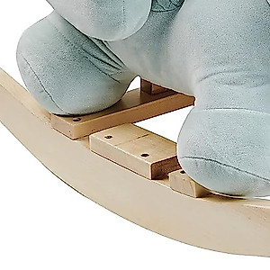 Nattou Rocking Horse Animal for Children, Romeo The Crocodile, 10-36 Months, 60 x 30 x 45 cm, Grey, 950206