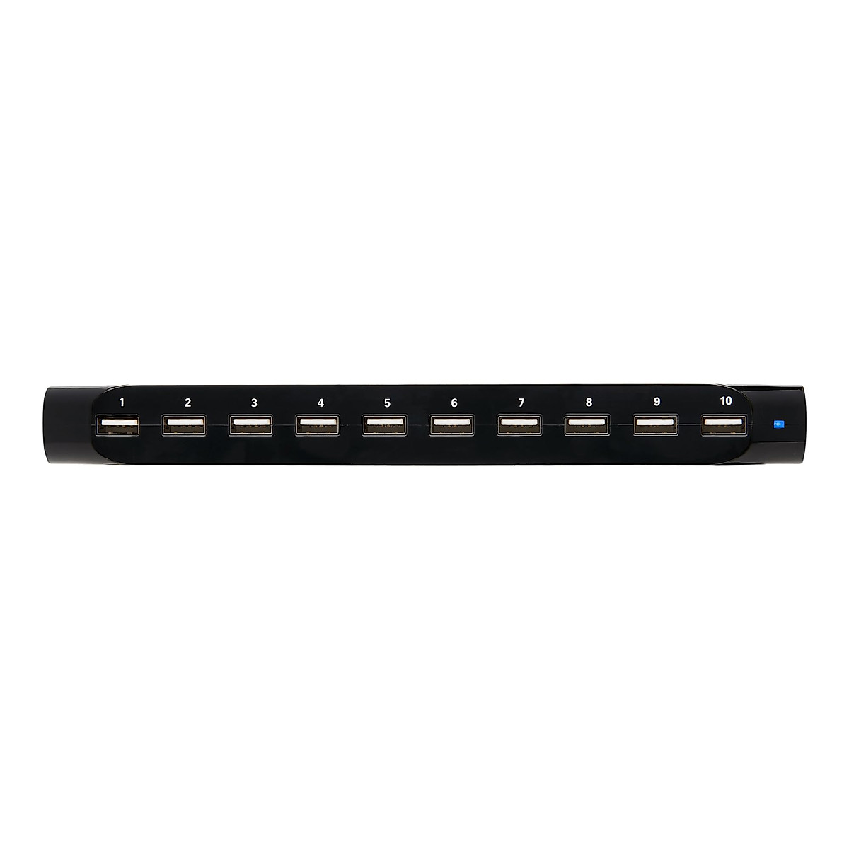 TRIPP LITE 10-Port USB Charging Station Dock with Storage Slots for Tablet iPhone iPad & Laptops (U280-010-ST),Black