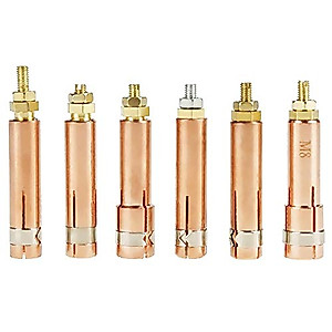 Capacitor Discharge (CD) Stud Welding Gun with 6pcs M3 to M10 Collet Welding Torch Set