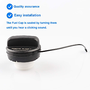 Gas Cap, Fuel Cap Replace 17670-SHJ-A31, 17670SHJA31 Compatible with Honda Acura - 2005-2007 Accord, 2005-2010 Odyssey, 2006-2008 TL TSX, 2005-2008 Pilot, 2006-2014 Ridgeline, 2005-2006 CRV MDX RSX