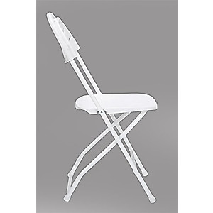 Cosco Folding Chair, 8 Pack, White