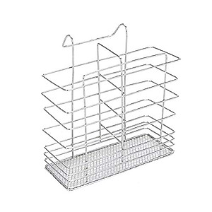 WINZKI Chrome Plated, S-Shaped, Rust-Resistant, 2-Tier Dishrack