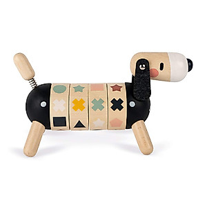 Janod - Sweet Cocoon Shapes and Colors Dog - Ages 2+ - J04421