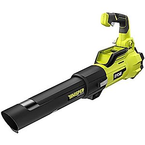 RYOBI RY40407BTLVNM 125 MPH 550 CFM 40-Volt Lithium-Ion Brushless Cordless Variable-Speed Jet Fan Leaf Blower (Tool-Only) (Renewed)