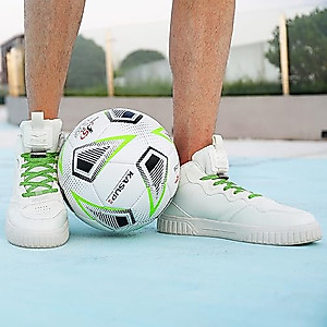 Aiboxin 2 Pairs No Tie Elastic Flat Shoe Laces for Sneakers, Stretch Shoelaces for Kids & Adults, Tieless Shoes Strings