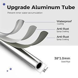 Quictent 20x40 Party Tent Heavy Duty PVC Large Commercial Vinly Canopy Wedding Big Event Shelter, Stripe Blue&White