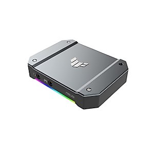 ASUS TUF Gaming Video Capture Card (CU4K30) 4K/2K/1080P 120 FPS & HDR Passthrough, Near-Zero Latency, Certified for OBS, USB 3.2, Plug & Play, Record & Stream with PC, PS5, Xbox, Switch