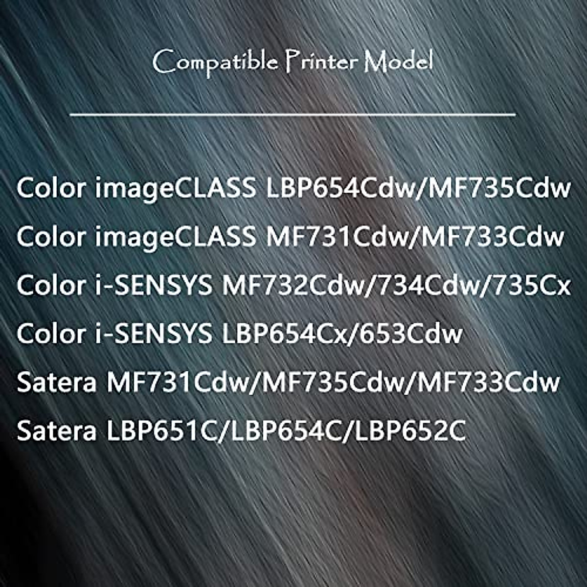 TG Imaging 5-Pack 2B/C/Y/M Replacement for Canon 046H Toner Cartridge CRG-046H GRG046 High Yield Color ImageCLASS MF731Cdw MF735Cdw LBP654Cdw MF733Cdw Toner Printer