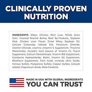 Hill's Science Diet Small & Mini, Senior Adult 7+, Small & Mini Breeds Senior Premium Nutrition, Wet Dog Food, Chicken & Barley Loaf, 5.8 oz Can, Case of 24