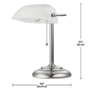 Globe Electric 12711 LED 11 Inch Lamp with Pull Chain