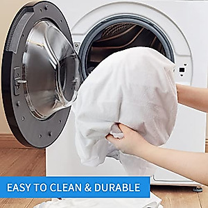 Letech+ Waterproof Mattress Protector Fitted Style, King Size 100% Cotton Terry Smooth and Breathable Top, Mattress Cover - Noiseless Vinyl-Free Deep Pocket Machine Washable Protector