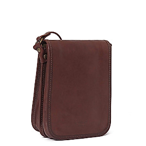 I Medici Varese Small Crossbody Purse in Chocolate