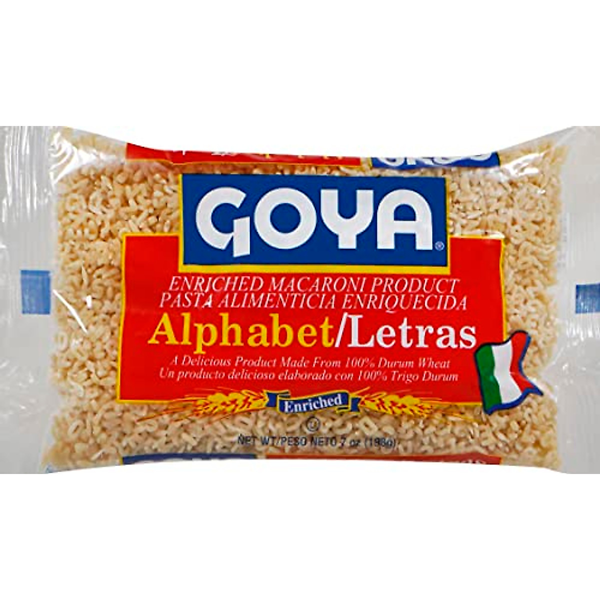 Goya Foods Alphabet (Letras) Pasta, 7 Ounce (Pack of 20)