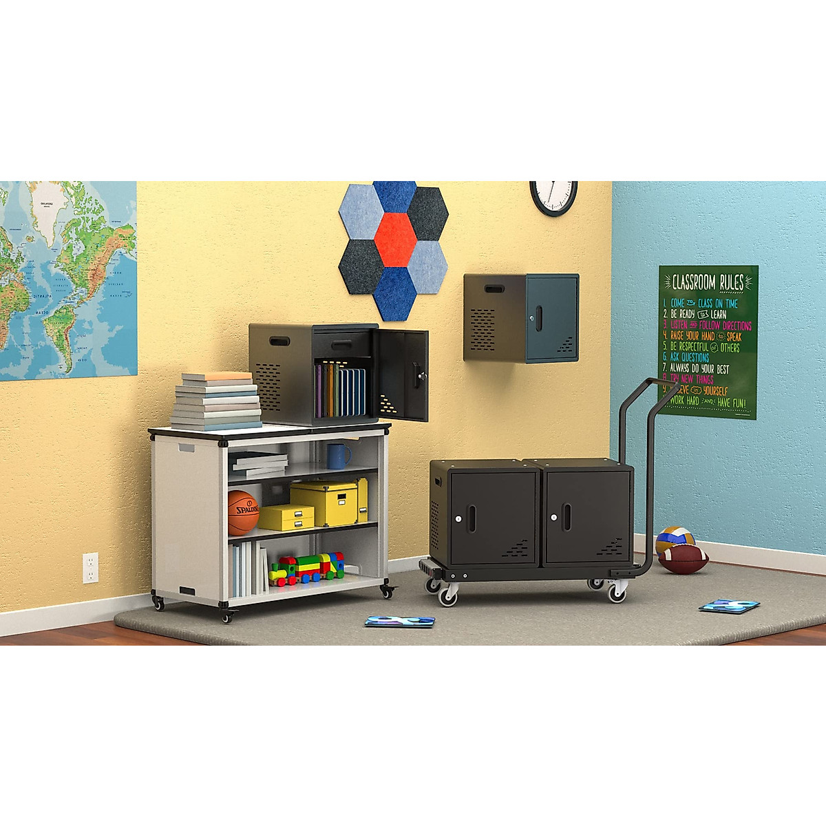 LUXOR LLMC10 Modular Charging Cabinet