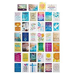 American Greetings Religious Lunch Box Notes for Kids, Faith and Joy (40-Count)