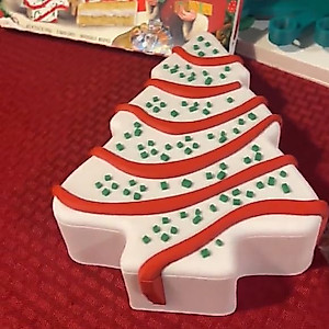 Christmas Tree Cake Storage, Christmas Food Storage, Christmas Candy Snack Storage Decoration, Candy Christmas Tree Box,Christmas Tree Can Put All Christmas Tree Cakes In A Beautiful Decorative (1)