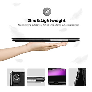 ProCase for Lenovo 8.0 Inch Tab M8 Gen 3 2022/Smart M8 Gen 3 2022 /Tab M8 HD LTE 2021/Tab M8 HD/Smart Tab M8/Tab M8 FHD 2019 Case, Slim Stand Protective Cover for Lenovo M8 8" Tablet -Black