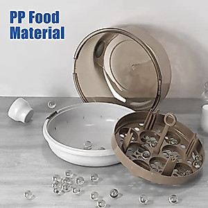 Baby Bottle sterilizer Microwave Steam Sterilizer for Baby Bottles, Pacifier, Breast Pumps Accessories, Large Capacity, 99.99% Disinfection in 2 Mins