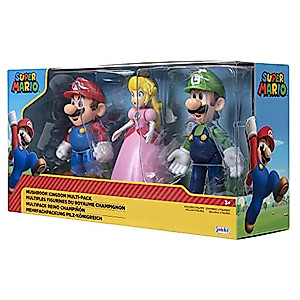 World of Nintendo New 2018 Mushroom Kingdom Diorama Gift Set - 3 Figure Pack Action Figure Pack