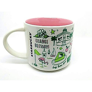 Starbucks FLORIDA Been There Series Across The Globe Collection Ceramic Coffee Mug, 32 ounces