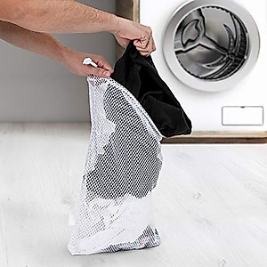 Champion Sports Mesh Sports Equipment Bag, Purple, 12x18 Inches - Multipurpose, Nylon Drawstring Bag with Lock and ID Tag for Balls, Beach, Laundry