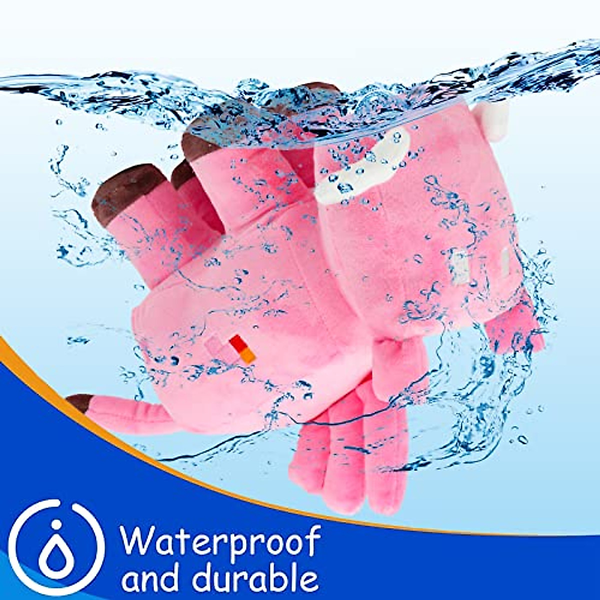 2023 New Minecraft Legends Plush, 10" Long Toothed Pig Plushies Toy for Game Fans Gift, Soft Stuffed Animal Doll for Kids and Adults(Long Toothed Pig)