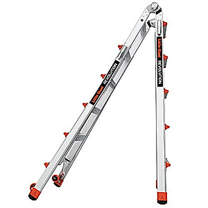 Little Giant Ladders, Revolution, M22, 22 ft, Multi-Position Ladder, Aluminum, Type 1A, 300, 300 lbs weight rating, (12022)