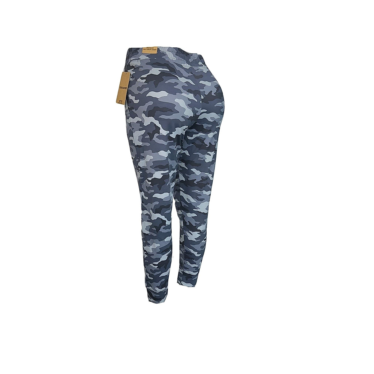 Victoria's Secret Pink Active Ultimate High Waist Length Jogger Color Camo Gray Size Large New