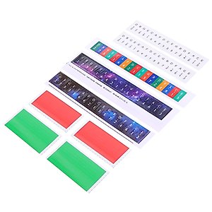 5 Sets Finger Piano Note Sticker Instrument Kids Educational Sticker Kalimba Learning Tool Piano Keyboard Stickers Child Piano Tuba Thumb Staff Paper Supplies Removable
