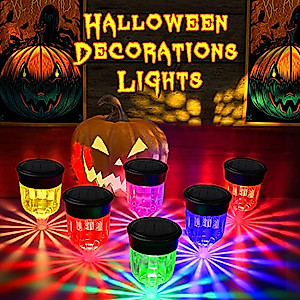 Ollivage Solar Pathway Lights Outdoor, Solar Garden Lights Color Changing Solar Landscape Lighting Weatherproof Auto On/Off for Lawn Patio Yard Walkway Sidewalk Driveway, 6 Pack