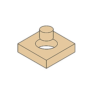CMT 529.095.31 Plug Cutter, 3/8-Inch Minor Diameter, 49/64-Inch Diameter, 1/2-Inch Shank