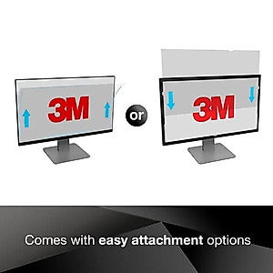 3M Privacy Filter for 21.5 Inch Widescreen Monitor, Reversible Gloss/Matte, Reduces Blue Light, Screen Protection, 16:9 Aspect Ratio (PF215W9B)