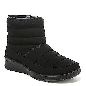 BZees Women's Glacier Ankle Boot, Black, 8.5 Wide
