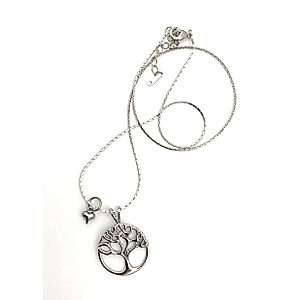 Smiling Wisdom - Happy Birthday Greeting Card and Tree Heart Necklace Keepsake Gift Set - Daughter Granddaughter From Parent - Stainless Steel - Love Grows