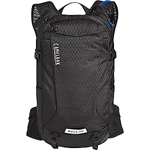 CamelBak Women's M.U.L.E. Pro 14 Bike Hydration Backpack 100oz - Body Mapping Technology, Black/White