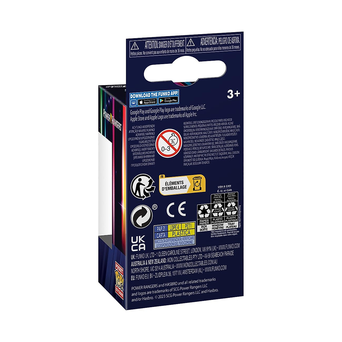 Funko Pop! Keychain: Mighty Morphin Power Rangers 30th Anniversary - Green Ranger