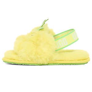 UGG Kids T Fluff Yeah Pineapple STUFFIE Slipper, 10 US Unisex Toddler