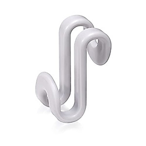 Mlici Connector Hooks Hanger Extenders for Velvet Hangers Coat Clothes Garment, Mini Cascading Velvet Hangers with Hooks, Heavy Duty Huggable Hangers Space Saving(Grey)