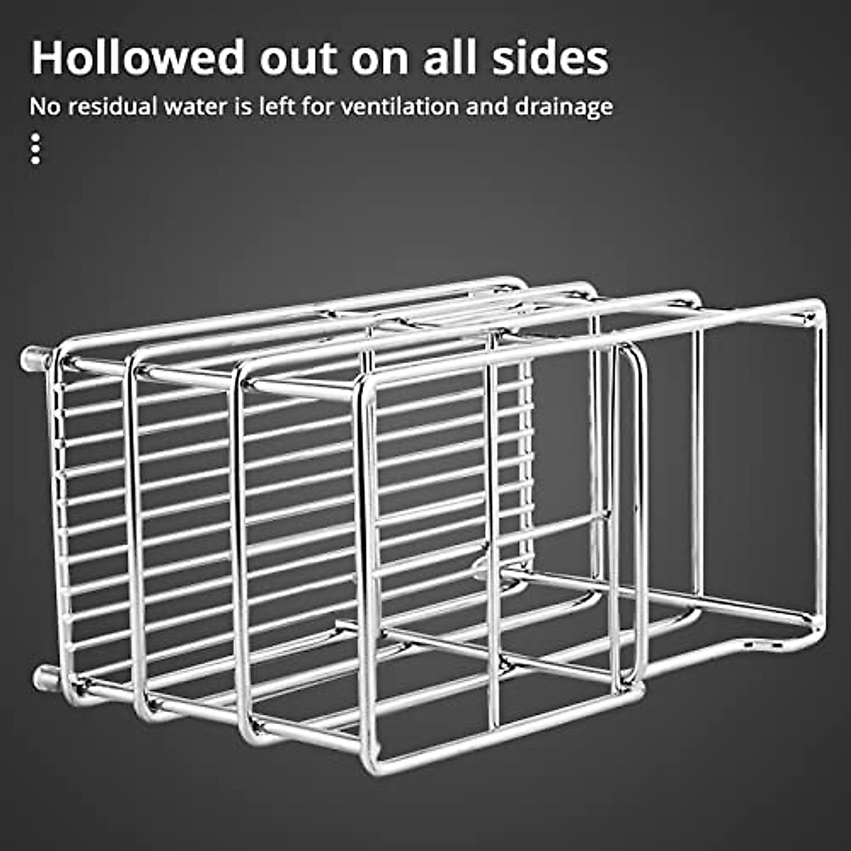 Sihuuu Metal Toothbrush Holder for Bathroom, Stainless Steel Electric Toothbrush Organizer Stand, Toothpaste Holders with Multifunctional 5 Slots