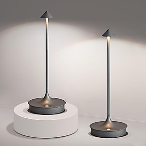 Cordless Table Lamp Rechargeable LED Table Lamps Battery Operated 4000mAh Touch Dimmable Wireless Lamp Waterproof Portable Outdoor Table Light for Restaurants and Dining Home Indoor/Outdoor Use