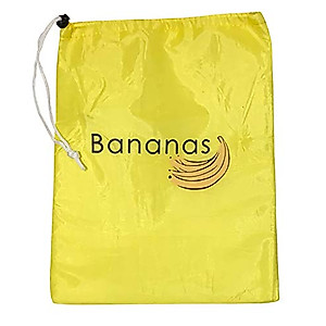2 Pack Banana Bags - Drawstring Bag for Fresh Fruit up to 2 Weeks - FREE Branded Eyeglass Pouch