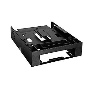ICY DOCK Dual 2 Bay 2.5 inch HDD/SSD & 1 x 3.5 HDD/Device Front Bay to 5.25" Bay SSD Mounting Bracket Adapter | Flex-FIT Trio MB343SP
