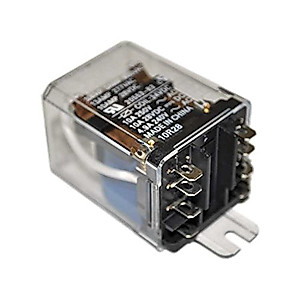 Miller 052964 Relay, Encl 24Vdc Dpdt 10A/120Vac 8Pin Flange Mtg
